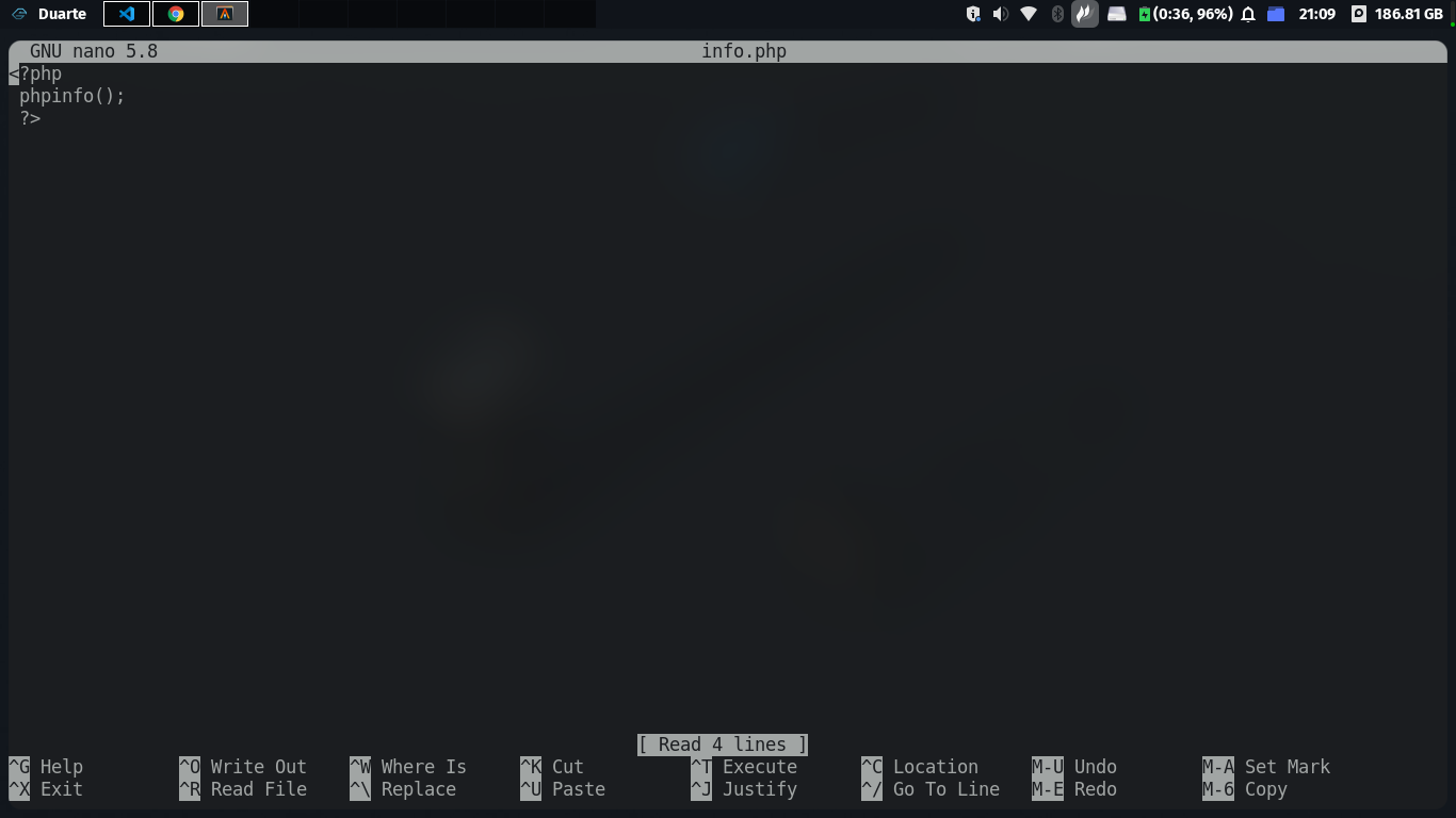 Instalacion De Nginx Php Mysql Phpmyadmin Laravel Composer Vscode Y Git En Arch Linux Y